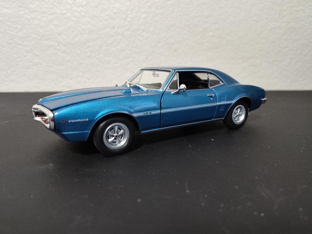 1967 Pontiac Firebird Diecast Model Car 1:24 Scale - Etsy