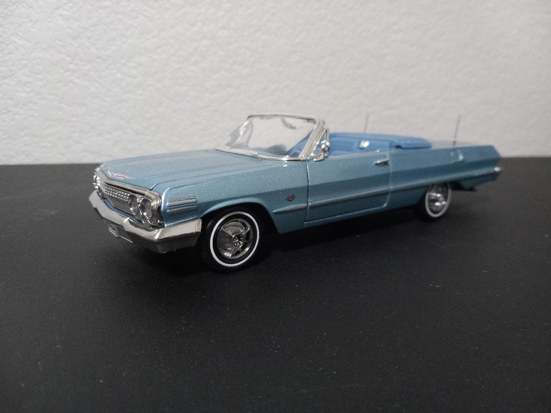 1963 Chevy Impala Convertible 1:24 Scale Model Car - Etsy