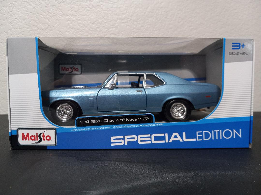 1970 Chevrolet Nova SS 1:24 Scale Diecast Model Car - Etsy