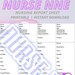 Nursing Report Sheet for 4 Patients, Medical Floor Nursing, TOA Report ...