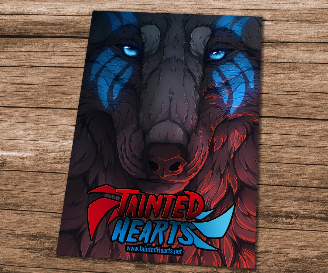 A4 Photo Print Tainted Hearts Comic Cover Etsy