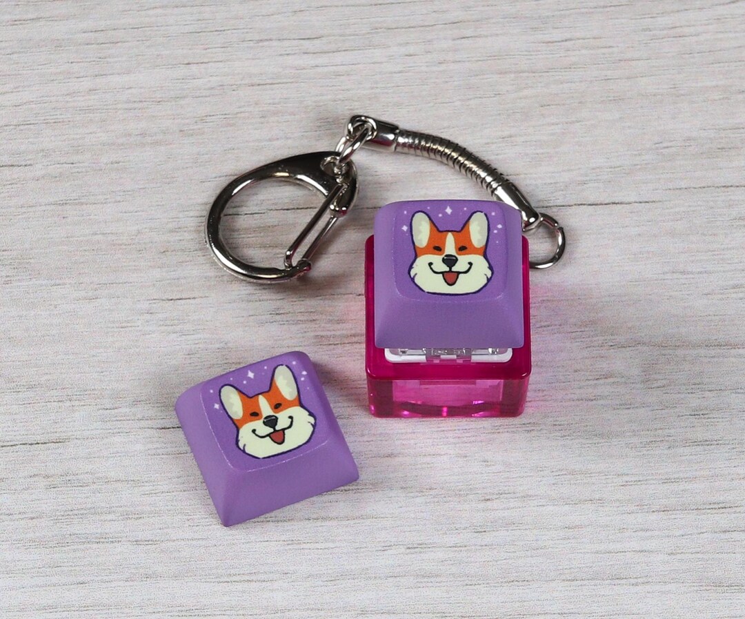 Corgi Keycap - Dog Keycap - Clicky Keychain - Fidget Toy - Etsy
