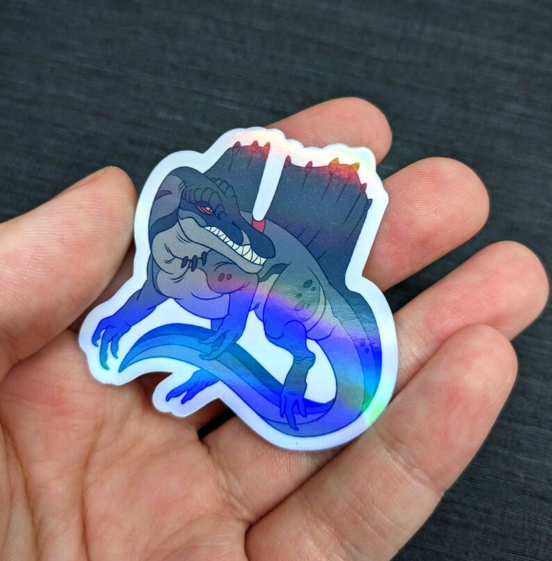 The Devils Demons Holo Stickers Dinosaur Webcomic - Etsy