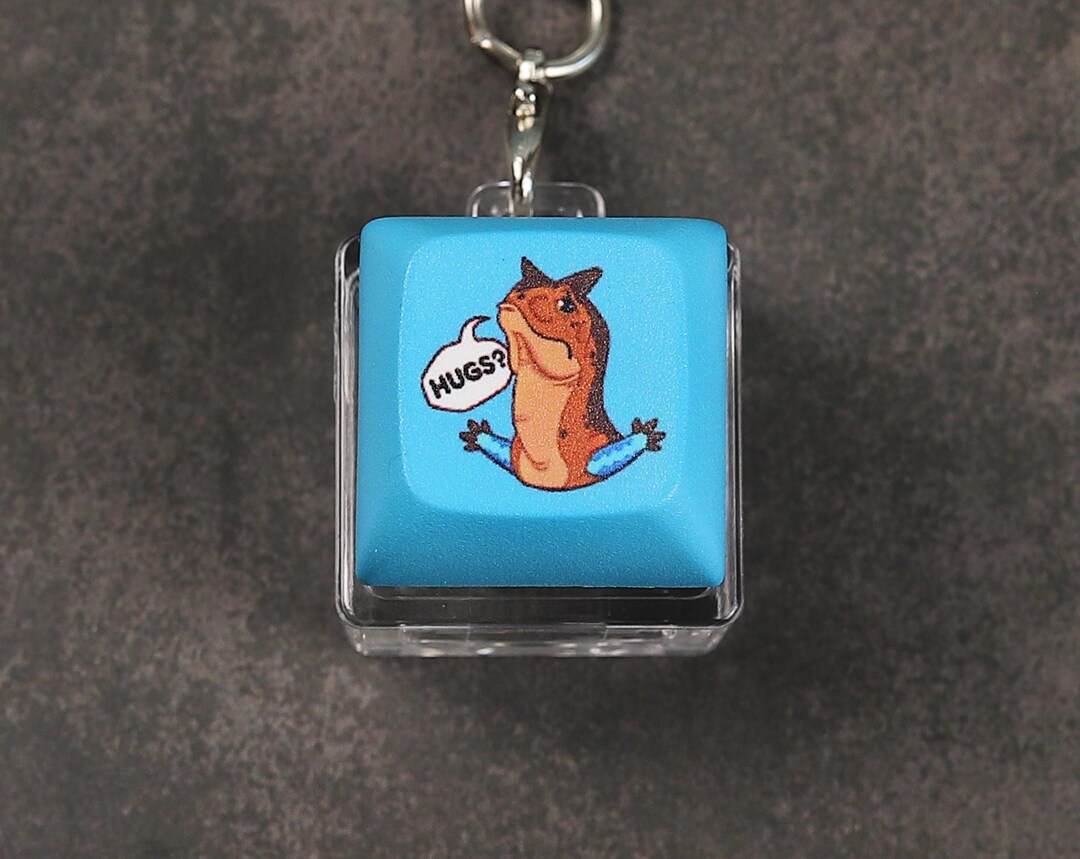 Carno Hugs Keycap Keychain - Carnotaurus - Clicky Keychain - Fidget Toy ...