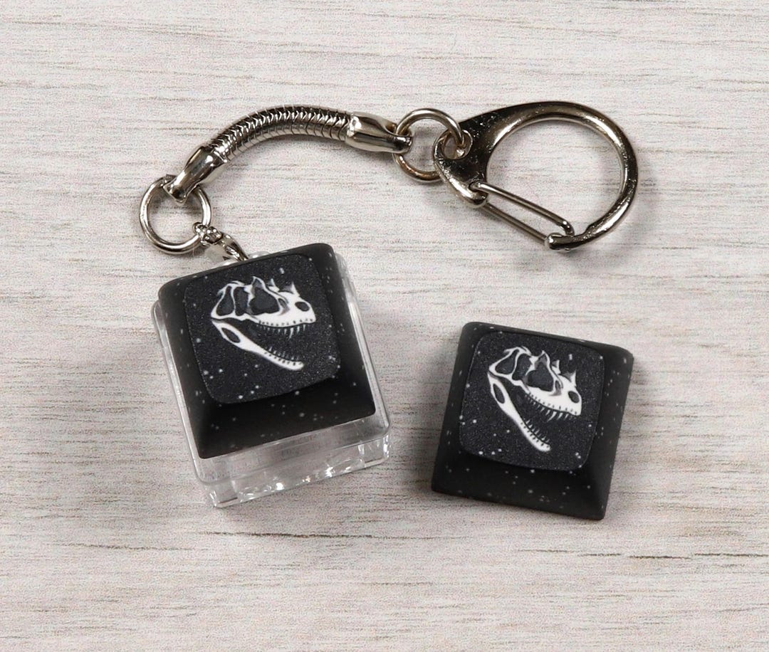 Dinosaur Keycap - Ceratosaurus Skull - Clicky Keychain - Fidget Toy ...