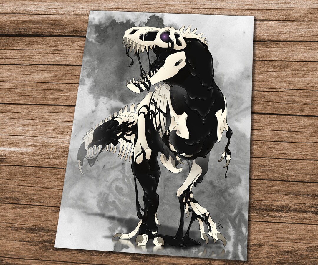 A4 Photo Print Tar Pit Rex - Etsy Australia