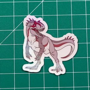Allosaurus Sticker Albino Holo - Etsy