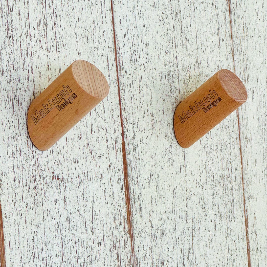 Custom Wooden Wall Hooks, Wooden Peg Hook, Wall Mount Hooks, Wall Coat ...