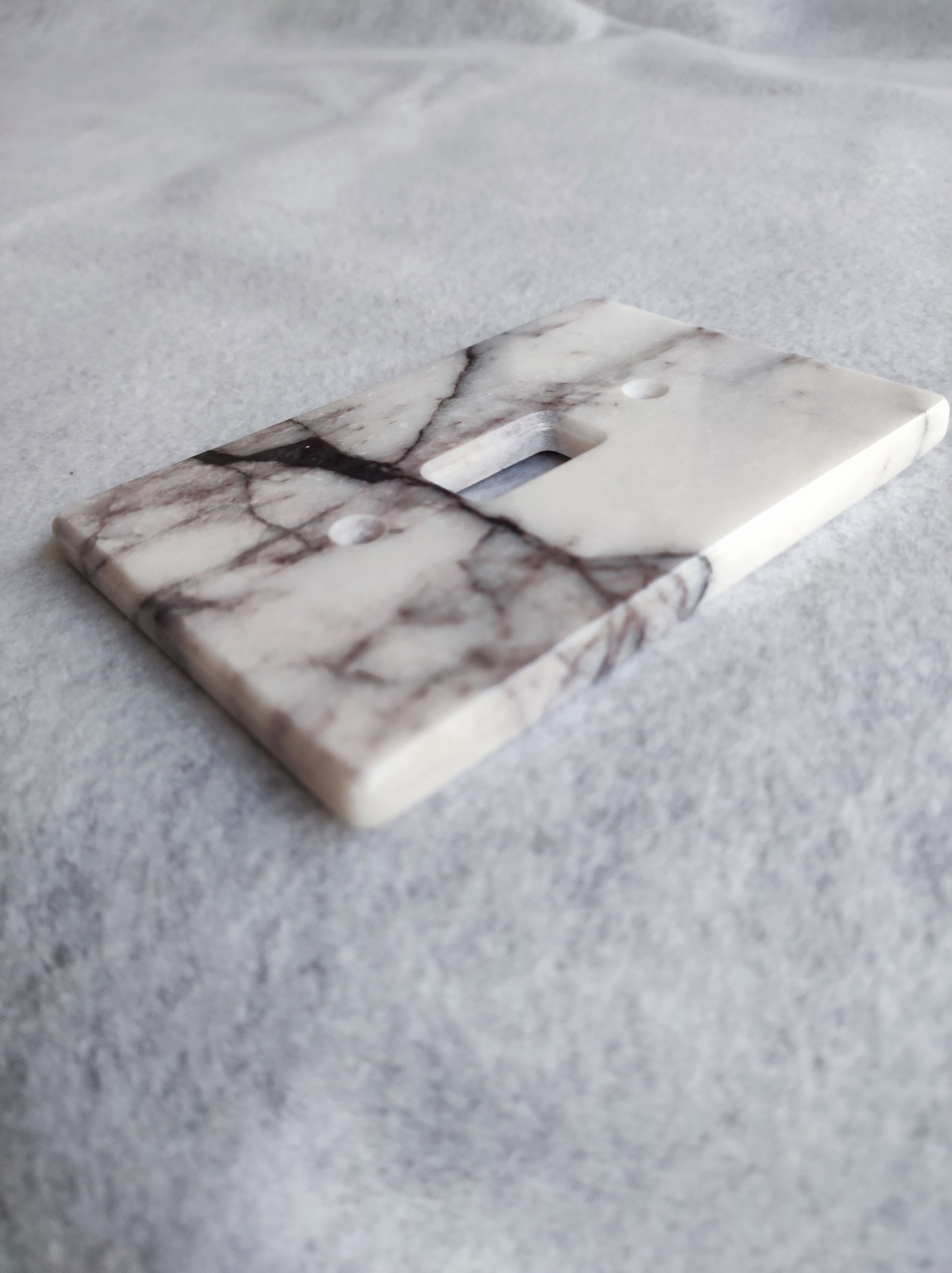 LILAC Marble Switch Plate Light Switch Plate Single Toggle - Etsy