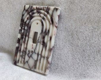 Handmade VIOLA Marble 2-gang Toggle Light Switch Plate - Etsy