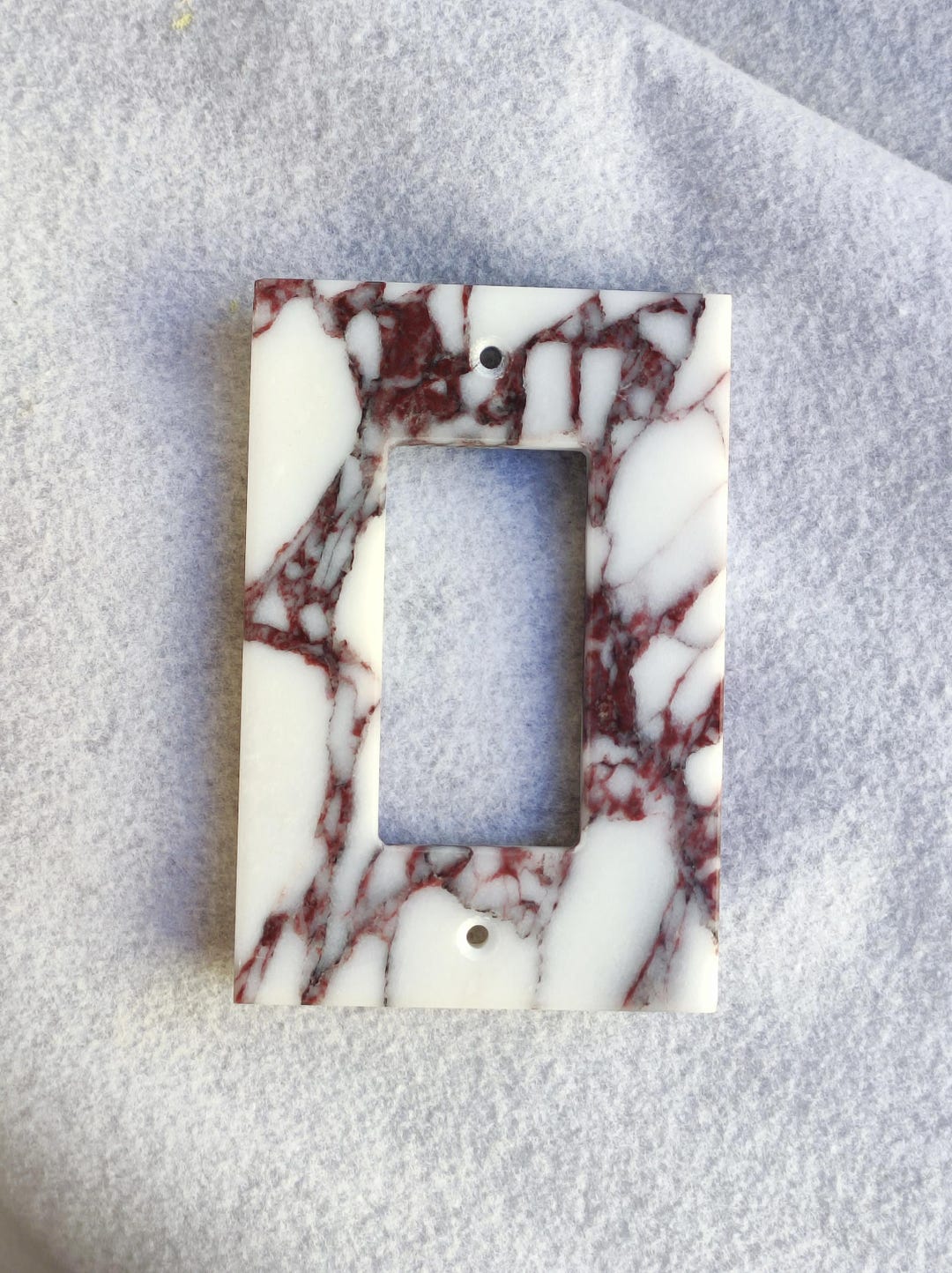 Oversized Viola Marble Outlet Cover: 1-gang Decorator Gfci Wall Plate ...