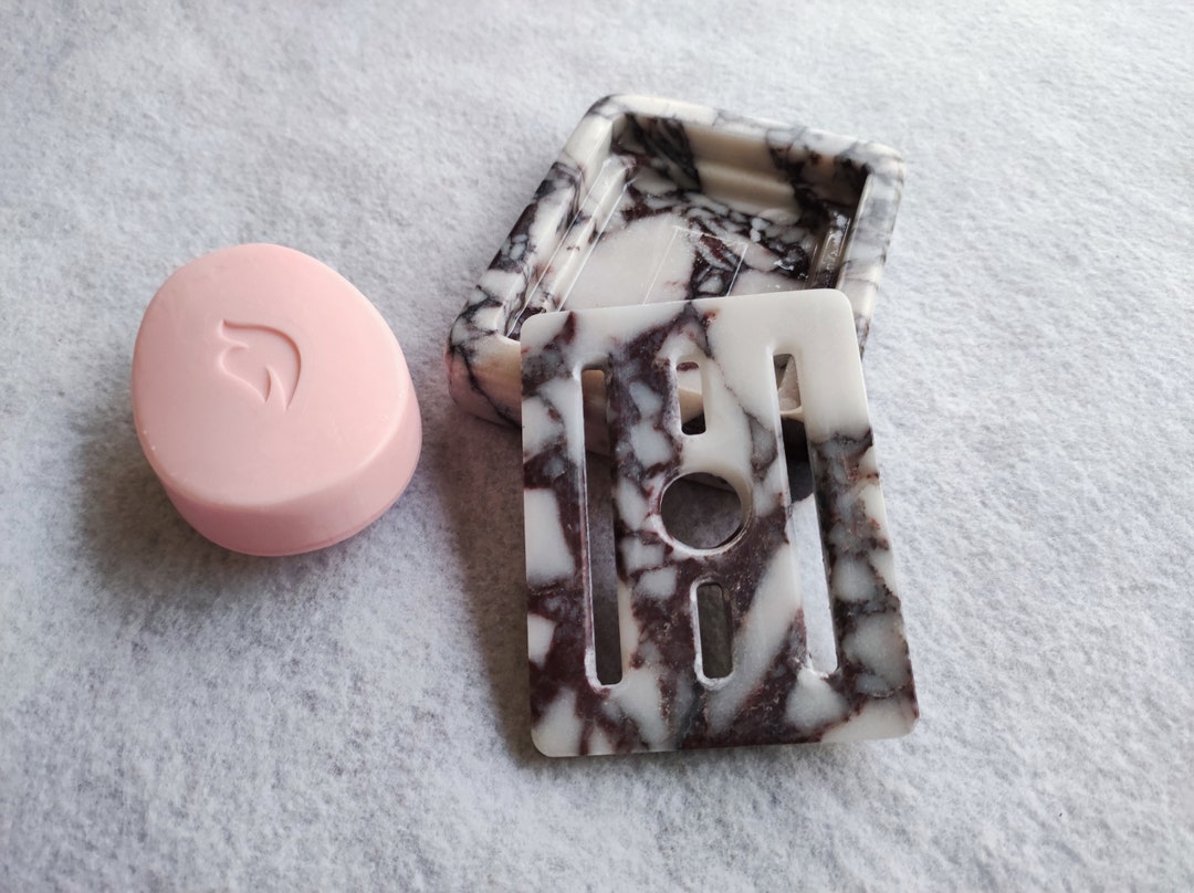 VIOLA Marble Soap Dish Handmade Solid Soap Dish Marble - Etsy