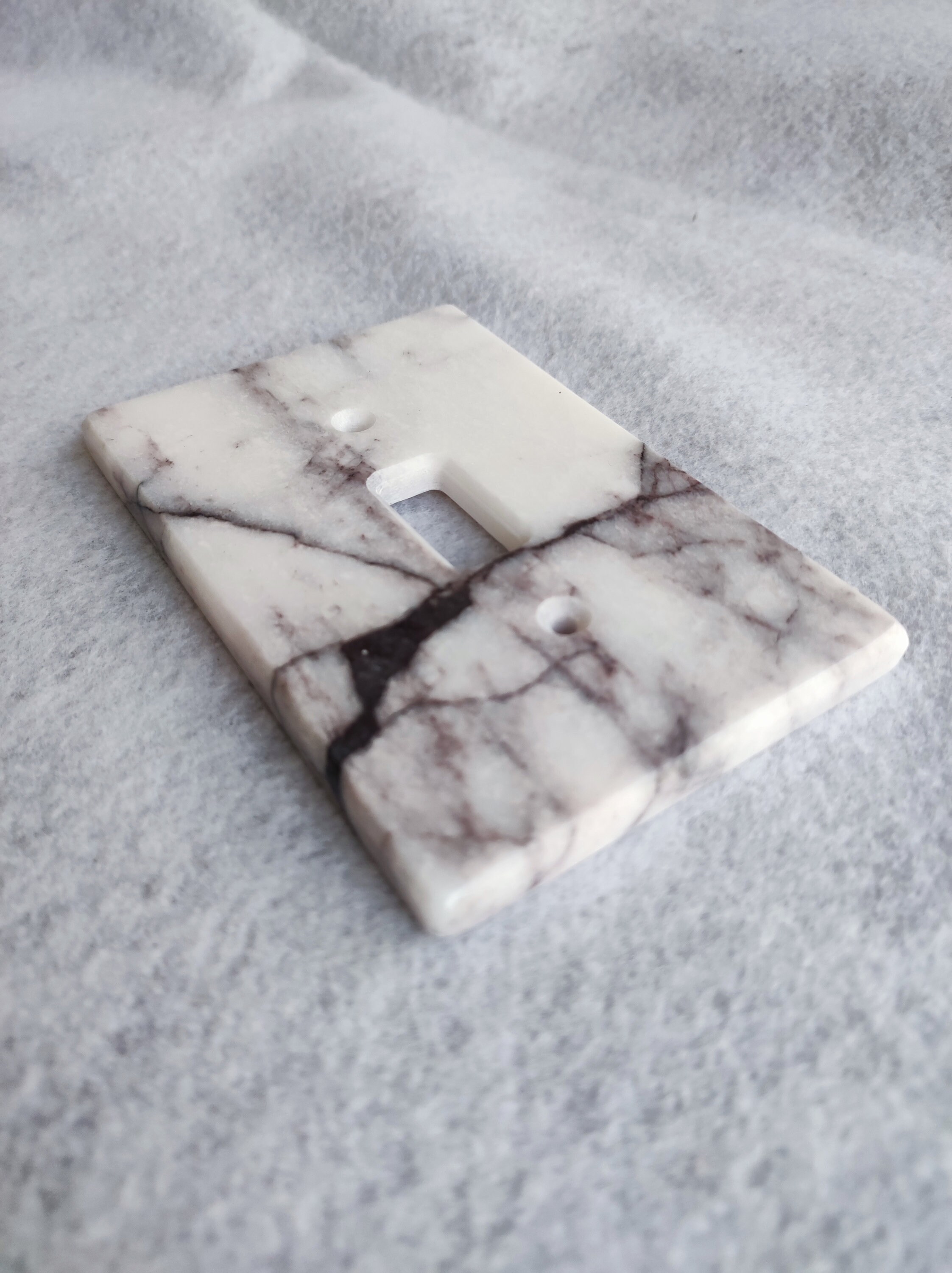 LILAC Marble Switch Plate Light Switch Plate Single Toggle - Etsy