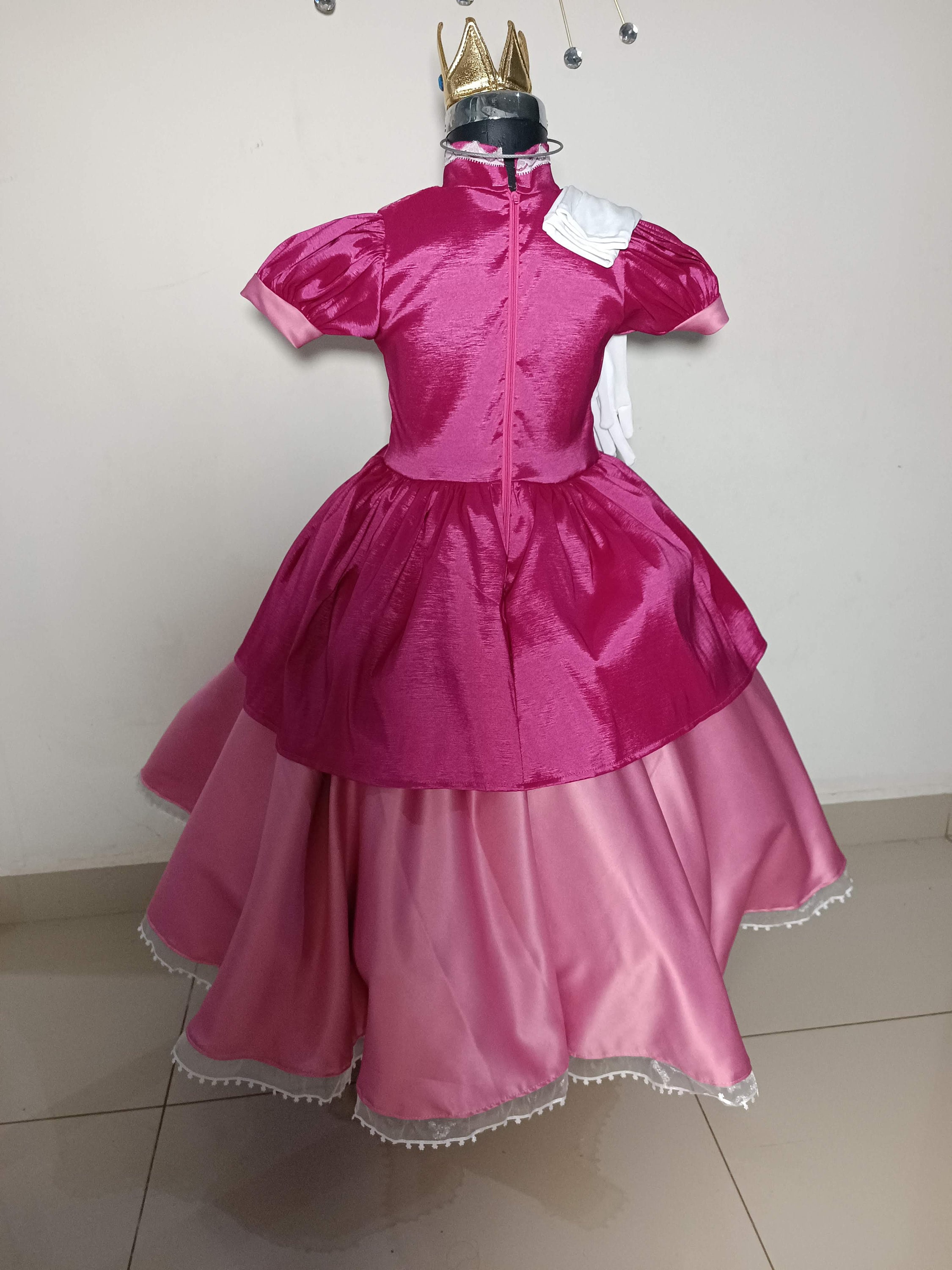 Princess Peach Costume, Princess Peach Dress, Princess Peach Outfit ...