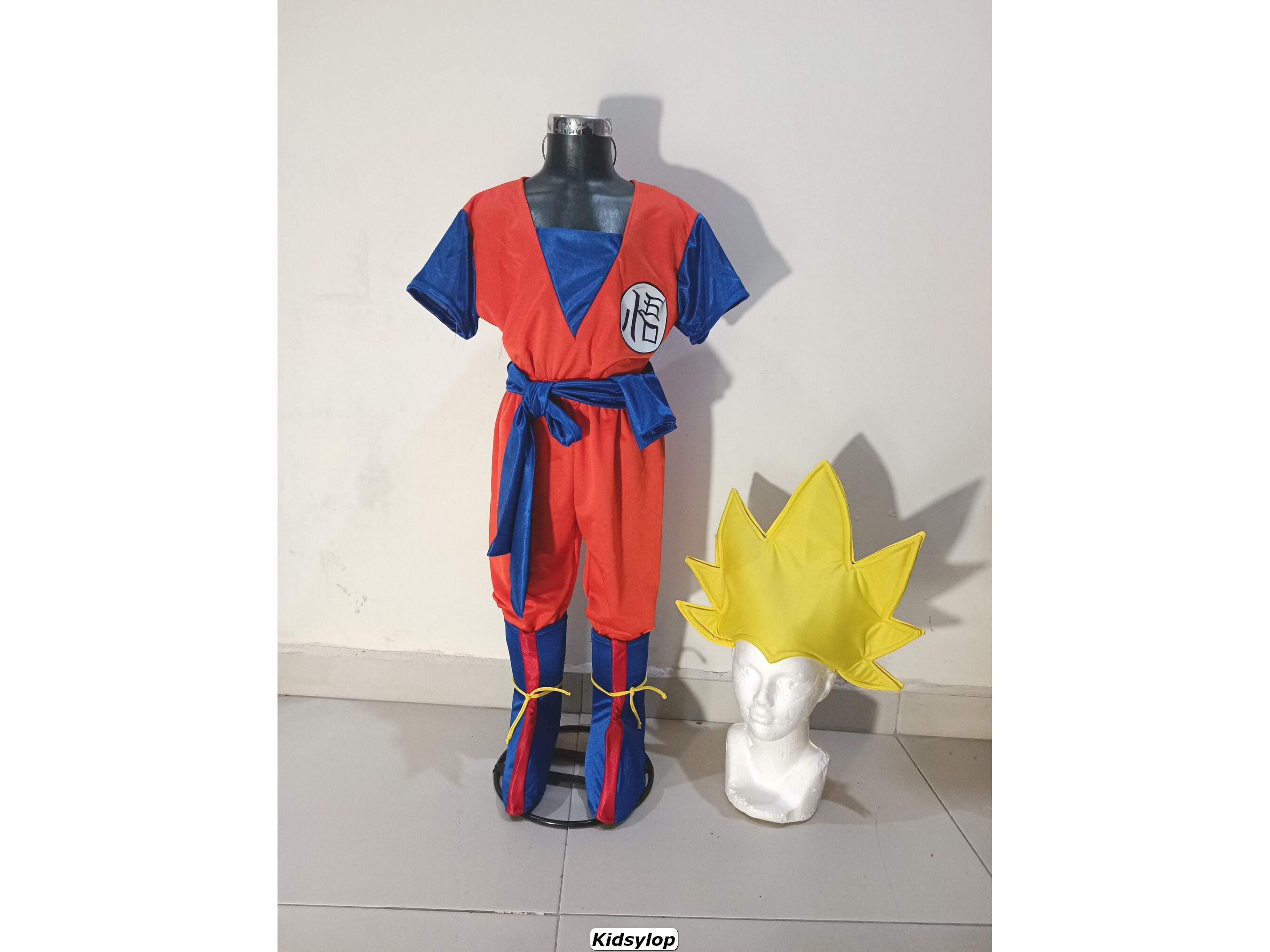 Turn Your Child Into Goku Dragon Ball Z Costume With Suit, Belt ...