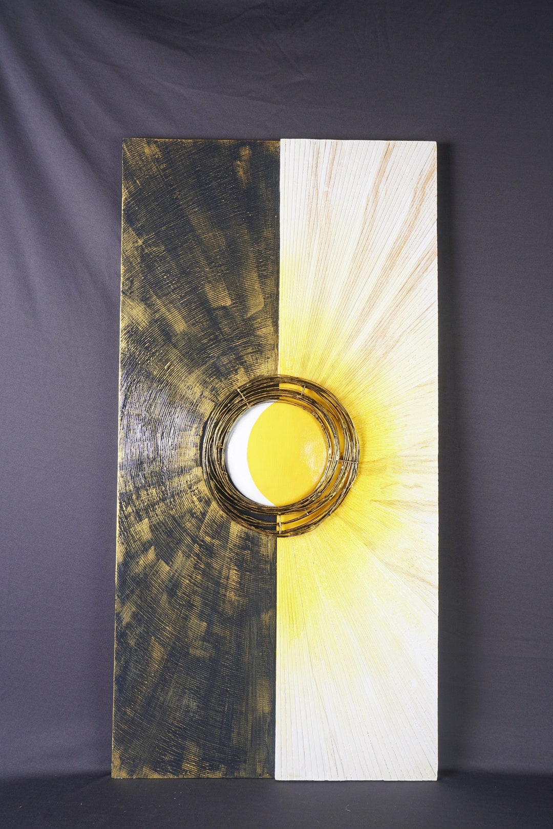 Handmade Sun Rays Mural Home Decor and Living Room Decor - Etsy