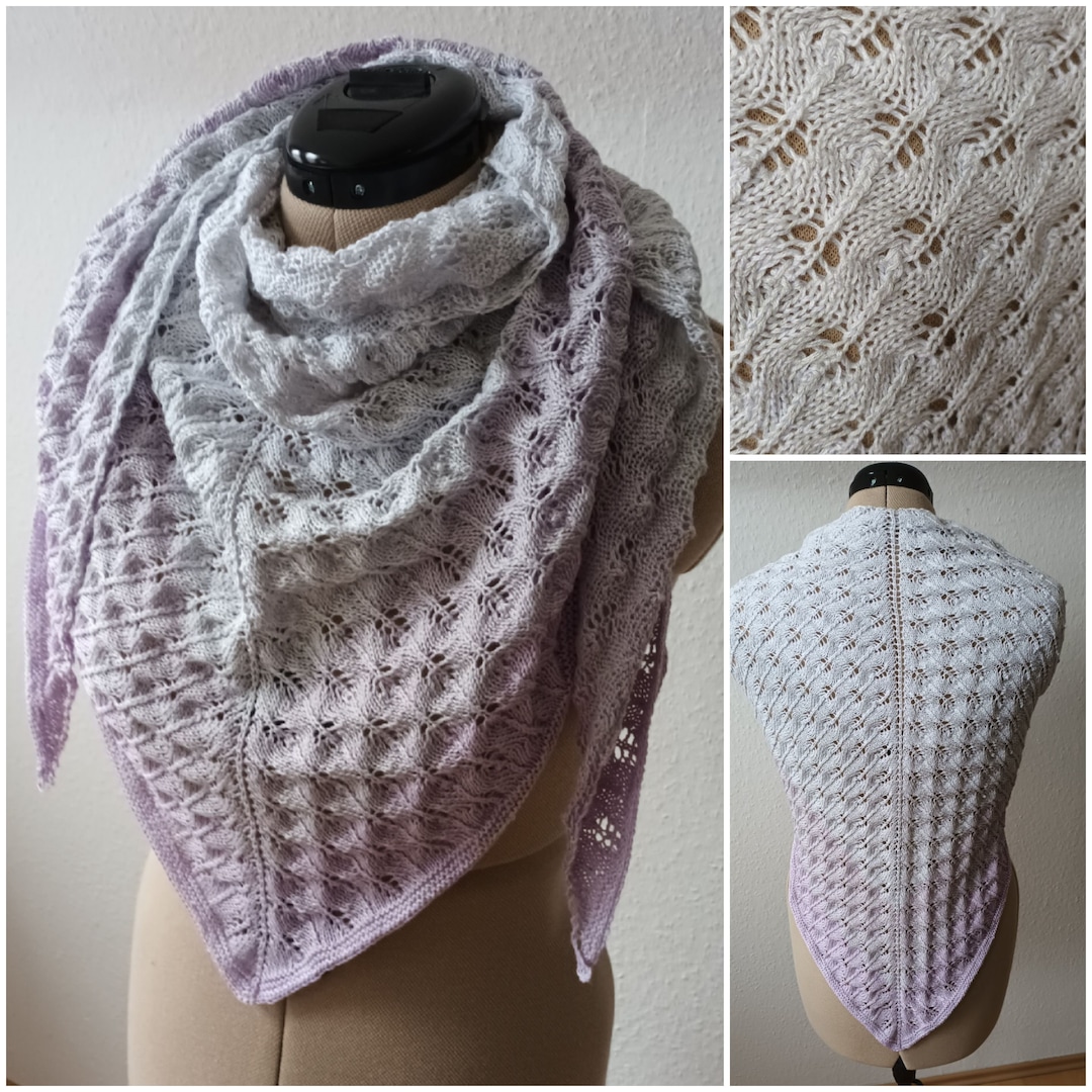 PDF Only in German - Knitting Pattern for the Triangular Shawl "araya ...