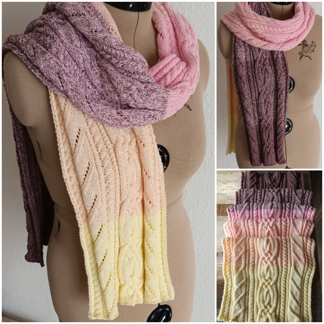 PDF Only in German - Knitting Pattern for the Scarf "xhevahire" - PDF ...