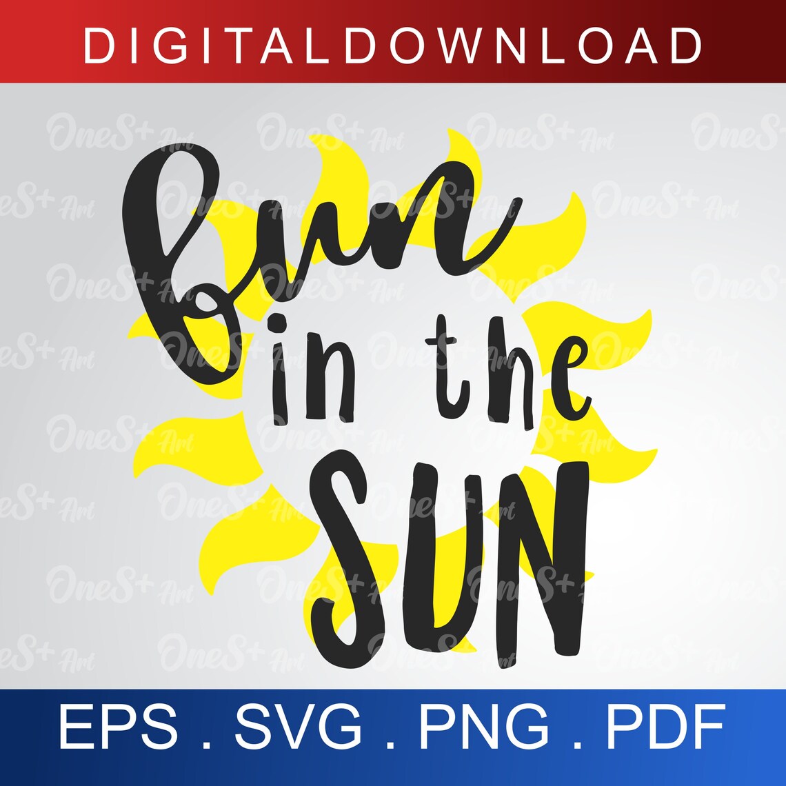 Fun in the Sun SVG, Summer Time SVG, Youth SVG, Cut File Cricut Digital ...