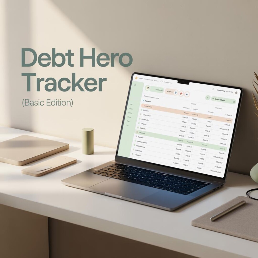 Debt Hero Tracker (basic Version) – Simple Debt Payoff Spreadsheet ...