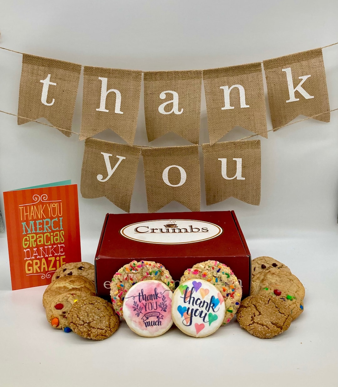 Thank You Cookie Gift Box - Etsy