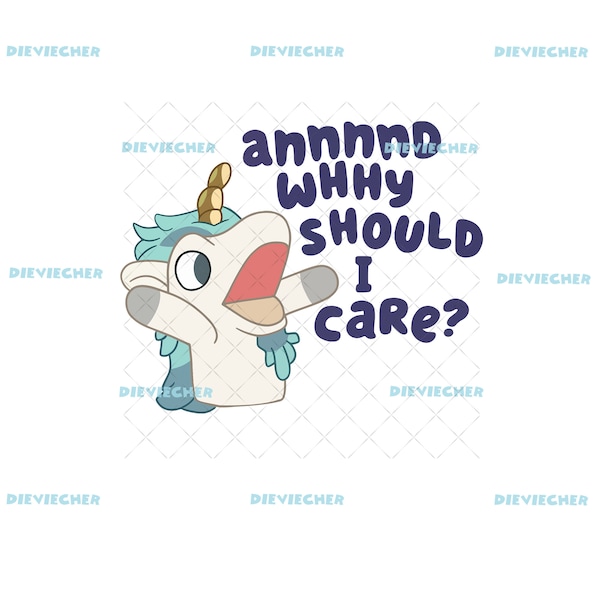 Bluey and Unicorse - Etsy