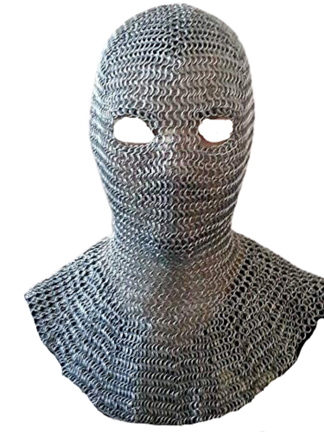 Batman Medieval Halloween Aluminium Butted Chainmail Full Face Mask ...