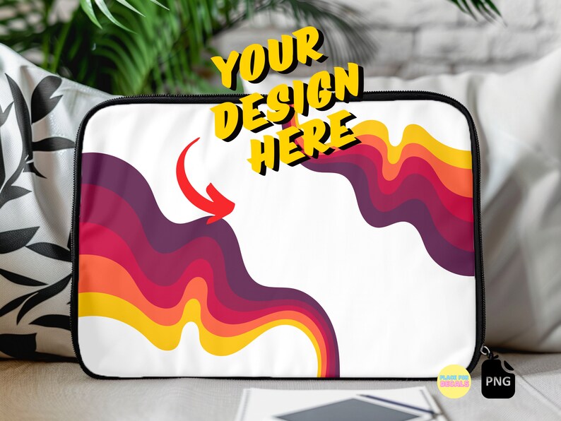 Laptop Case Mockup Customize Your Own Design Template Easily Edit With ...