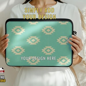 Laptop Case Mockup Customize Your Own Design Template Easily Edit With ...