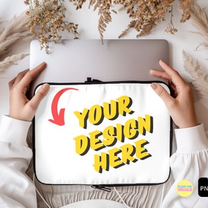 Laptop Case Mockup Customize Your Own Design Template Easily Edit With ...