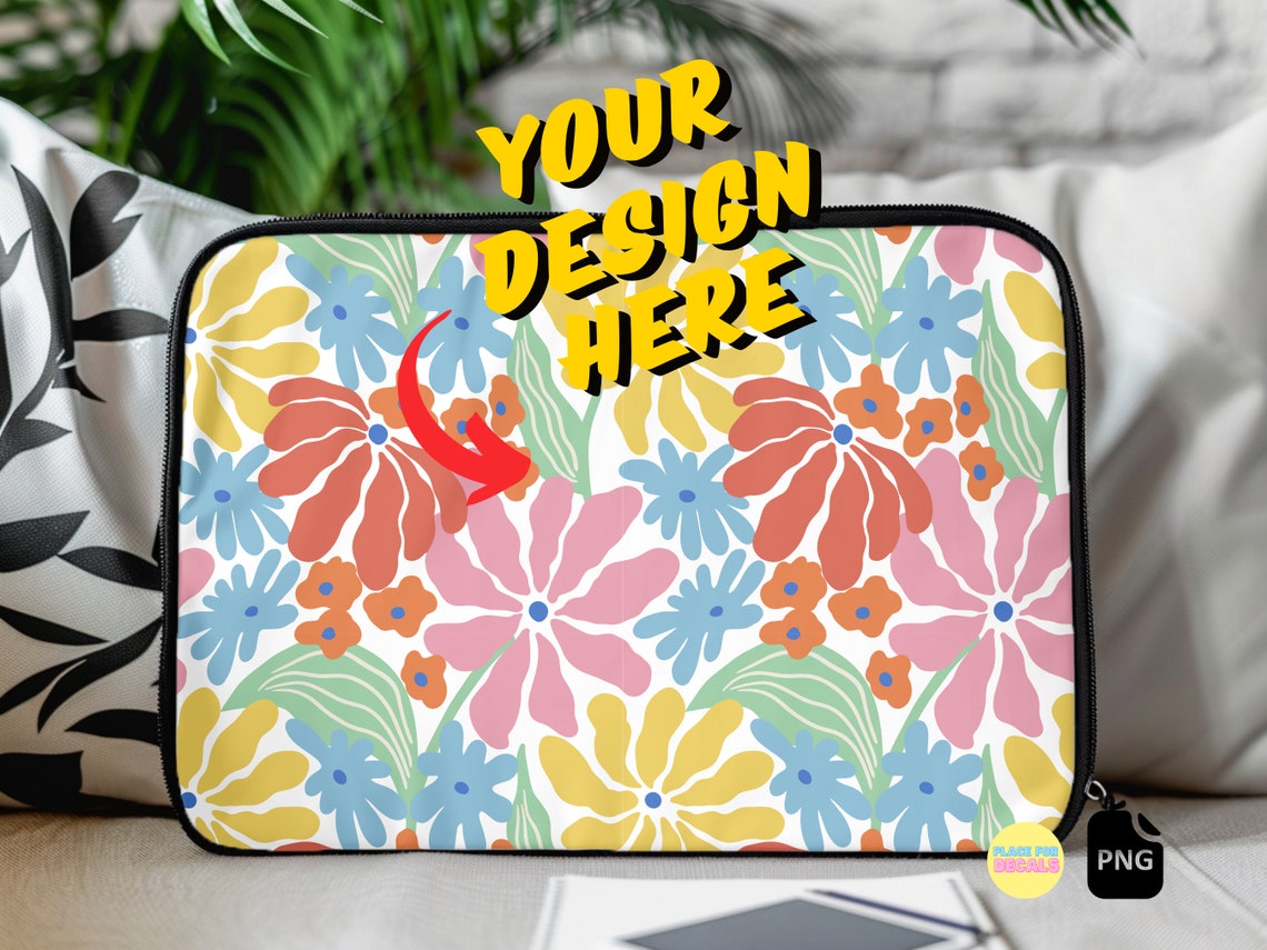 Laptop Case Mockup Customize Your Own Design Template Easily Edit With ...