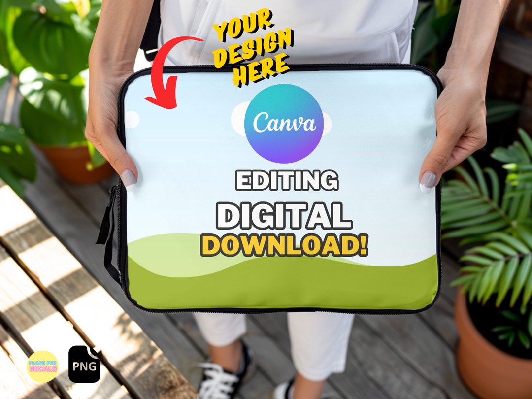 Laptop Case Mockup Customize Your Own Design Template Easily Edit With ...