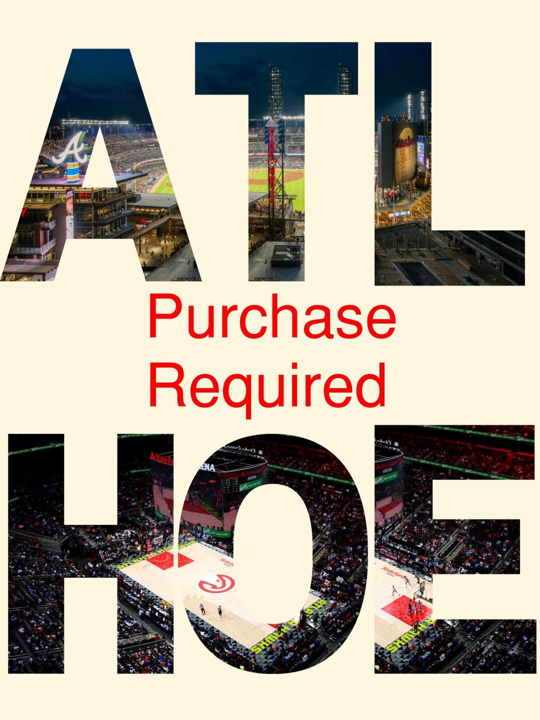 ATL Logo Truist and State Farm - Etsy