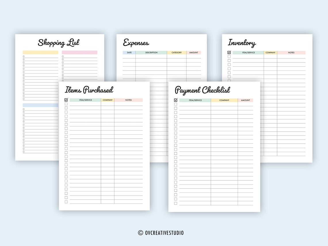Editable Event Planner Bundle, Printable, Digital, Party Planner, Event ...