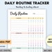 Editable Daily Routine | Printable | Daily Checklist | Morning Routine ...