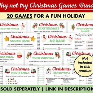 Christmas Trivia Game Printable | Christmas Party Game | Christmas ...