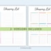 Editable Shopping List | Printable Shopping Checklist | Shopping List ...