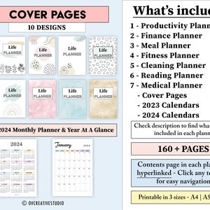 Life Planner Bundle Printable Digital PDF Home Management - Etsy