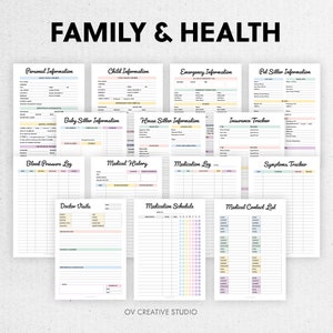 Home Management Binder Printable PDF, Household Planner, Productivity ...