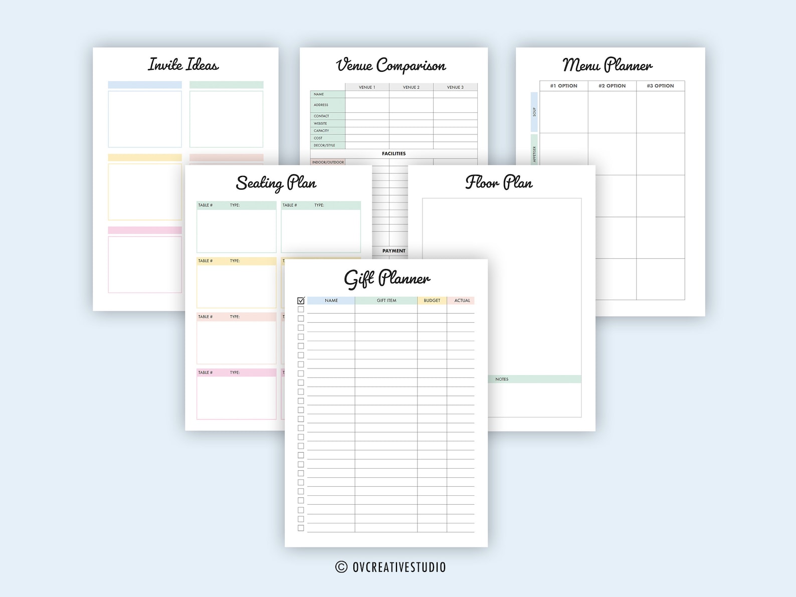 Editable Event Planner Bundle Printable Digital Party - Etsy