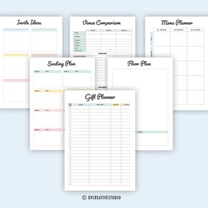 Editable Event Planner Bundle, Printable, Digital, Party Planner, Event ...