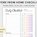 Editable Daily Checklist Printable Weekly to Do List Daily Checklist ...