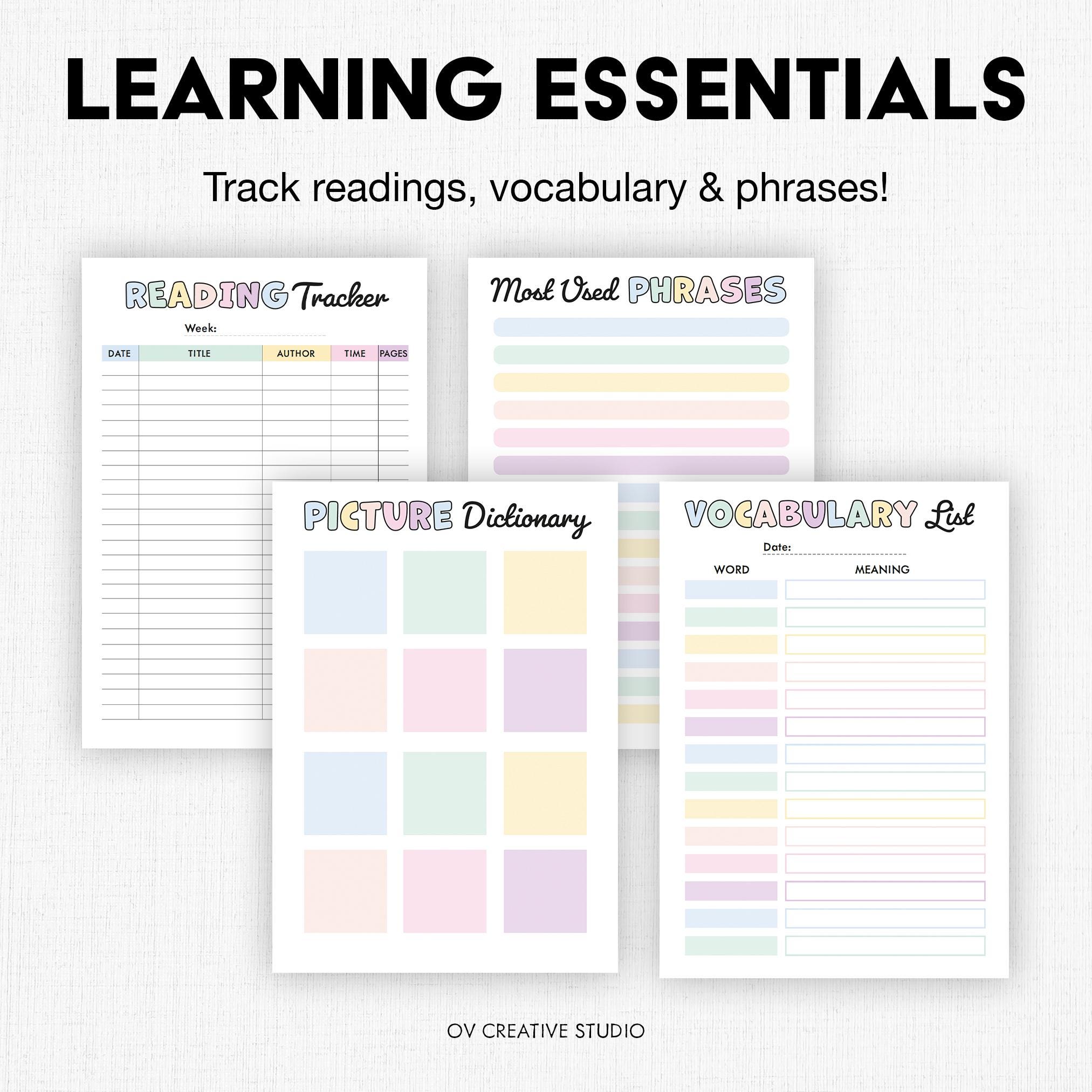 Editable School Planner for Kids 2025-2026, Printable, Digital PDF ...