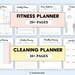 Life Planner Bundle Printable, Digital PDF Home Management All in One ...