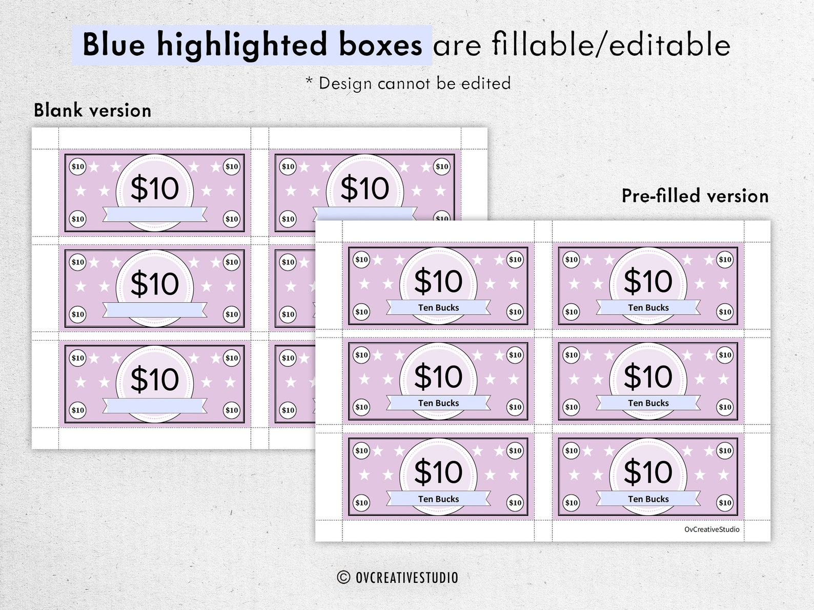 Editable Kids Reward Bucks Printable Mom Bucks, PDF Reward System for ...