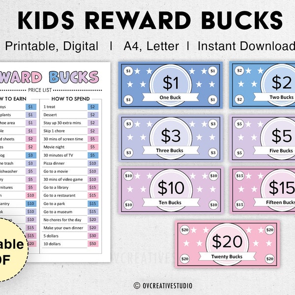 Kids Reward System - Etsy