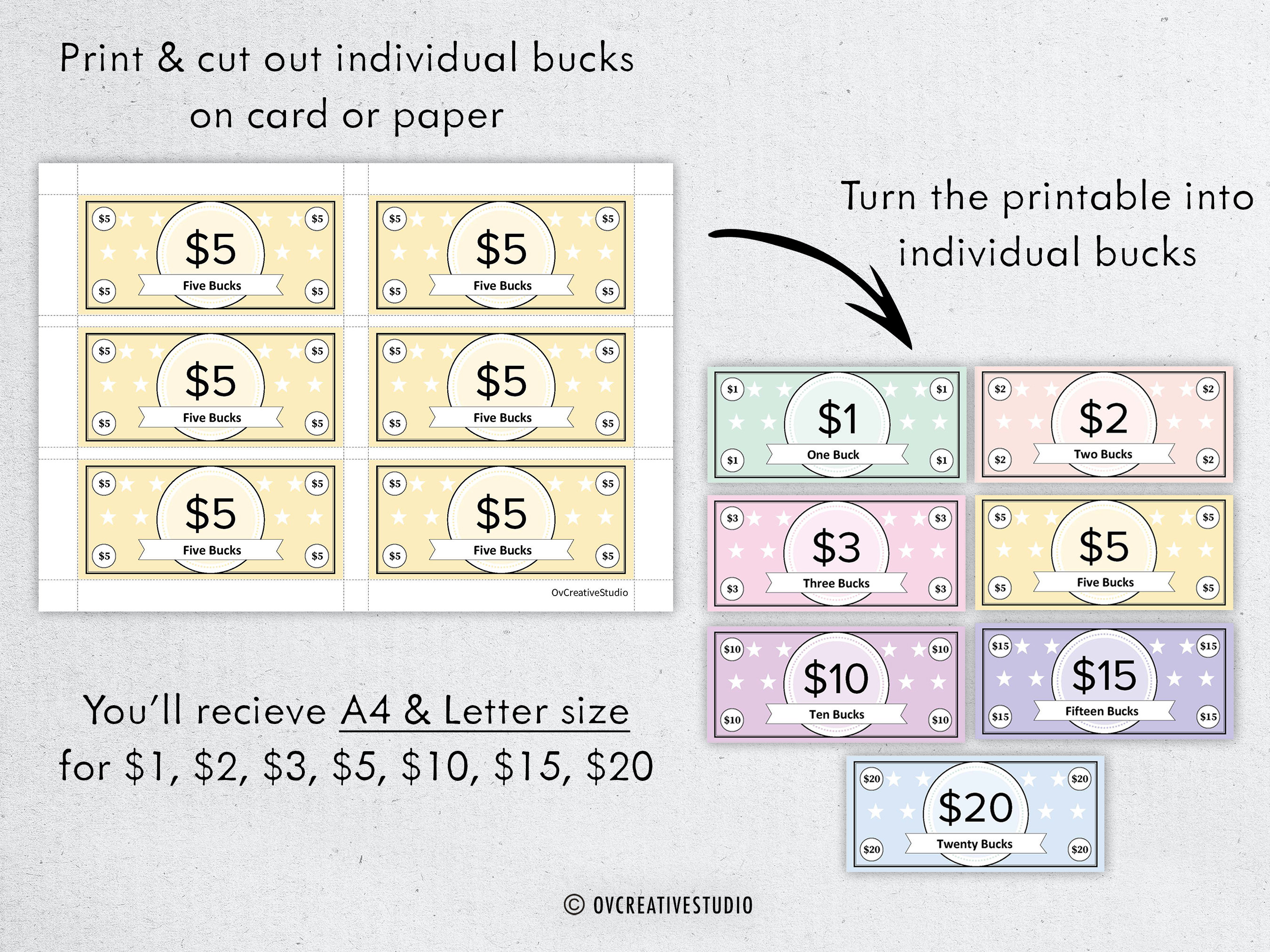 Editable Kids Reward Bucks Printable Mom Bucks PDF Reward - Etsy Canada