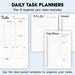 Editable Office Task Planner Bundle, Printable Work Schedule Planner ...