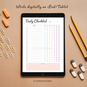 Editable Daily Checklist | Printable Weekly to Do List | Weekly ...