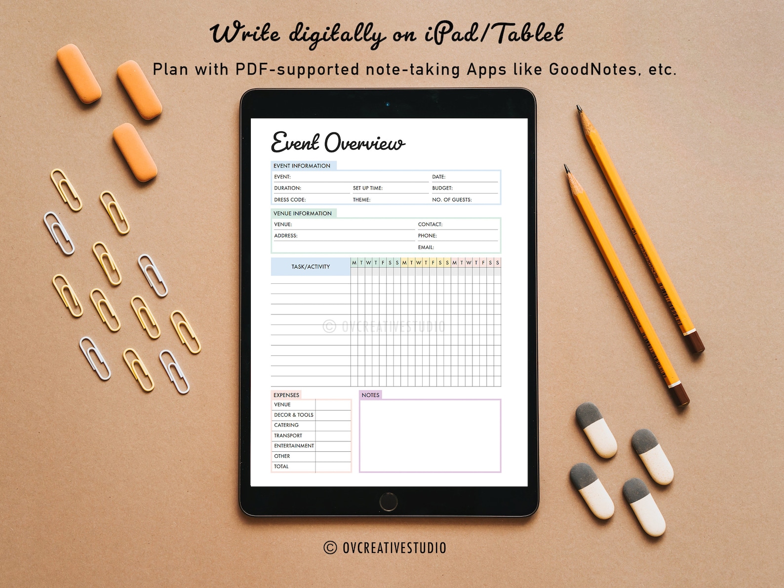 Editable Event Planner Bundle Printable Digital Party - Etsy
